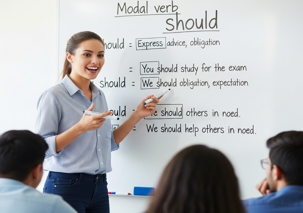 Verbo modale should: quando va usato?